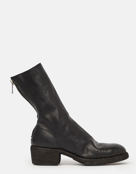 Shop Guidi Boots Online | Black 788Z Leather Rear Zip Boots – RICARDA